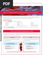 Fire Extinguisher Placement Guide - NFPA | PDF | Safety