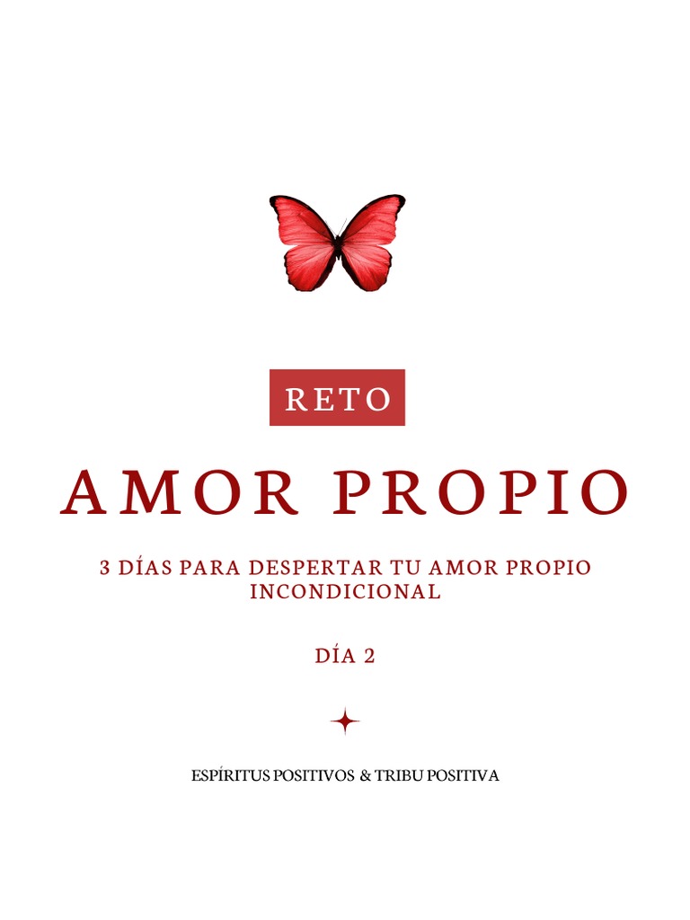 Día 2 - Reto Amor Propio 2023 | PDF | Autoestima | Amor