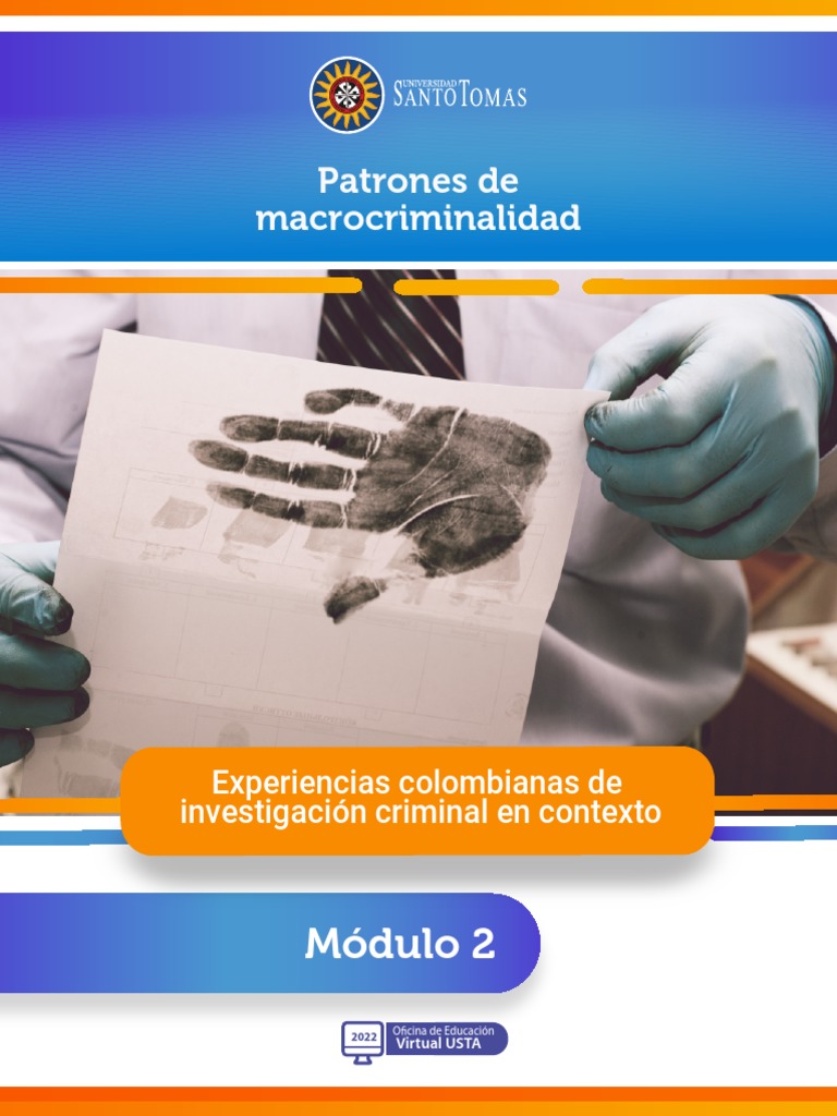 Módulo 2 - Experiencias Colombianas de Investigación Criminal en Contexto | PDF | Derecho penal ...