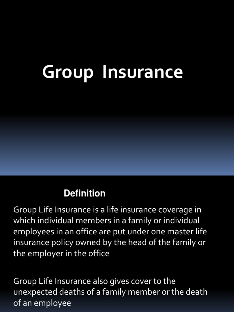 Group Life Insurance Overview and Types | PDF | Life Insurance | Insurance