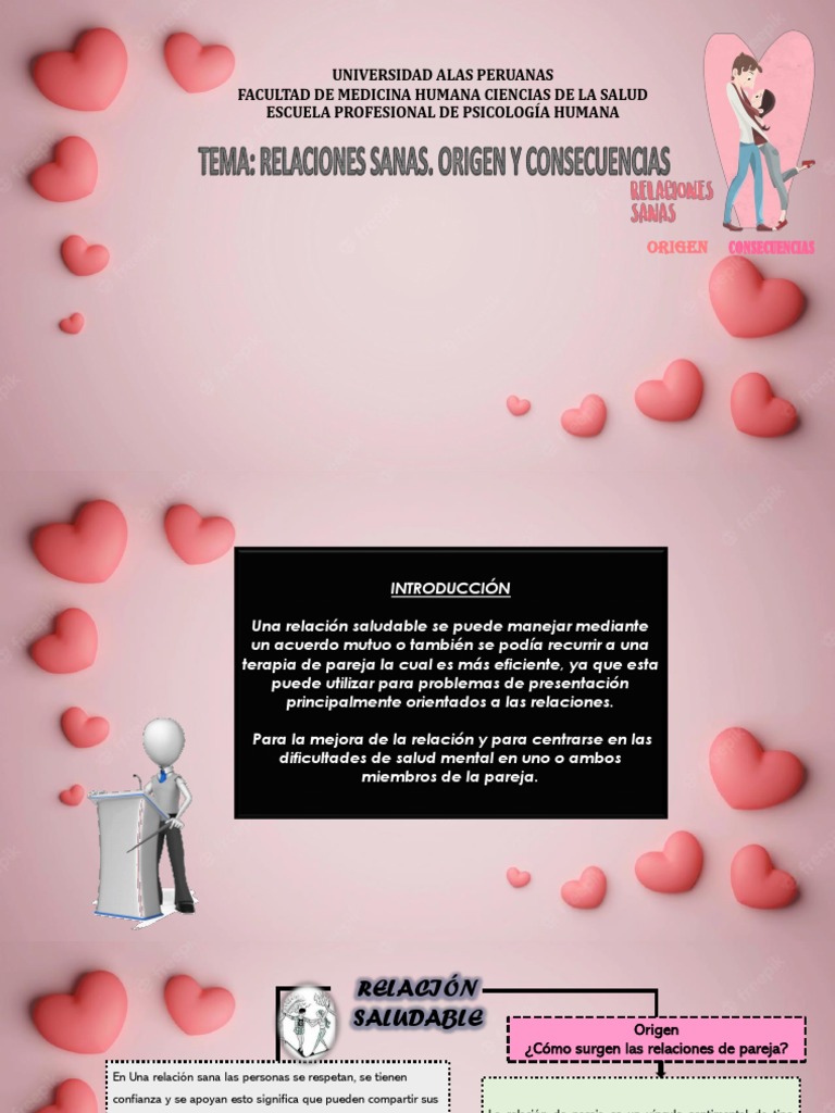 Relaciones Sanas, Origen y Consecuencias | PDF