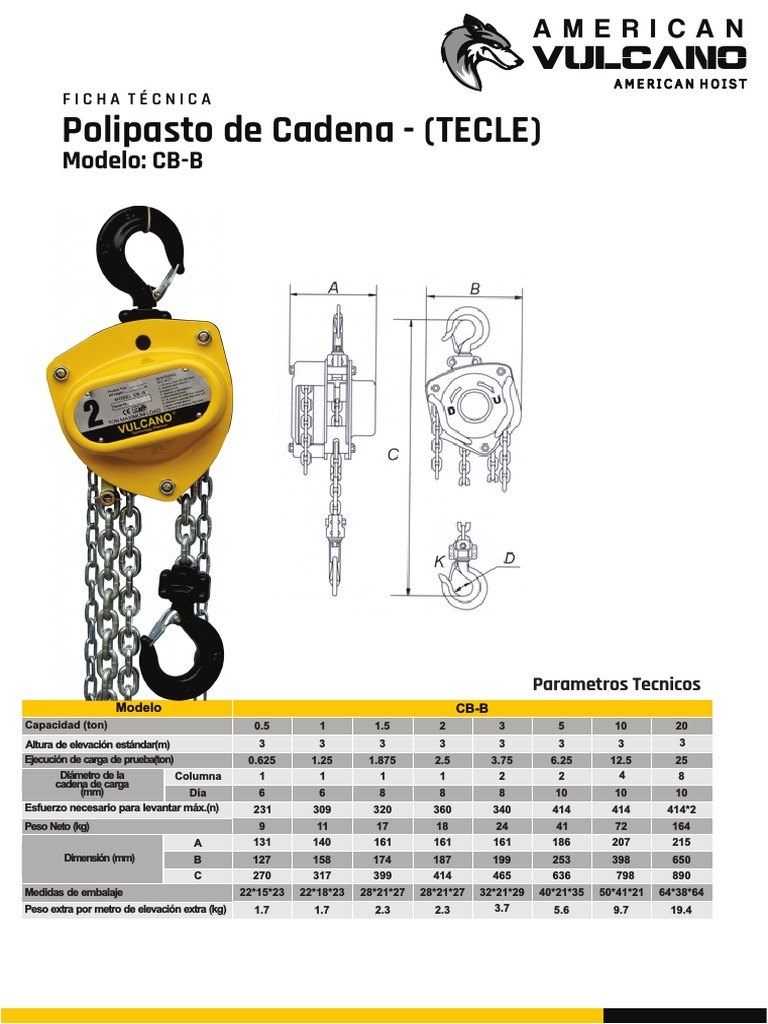 Partes del Tecle Manual de Cadena | PDF
