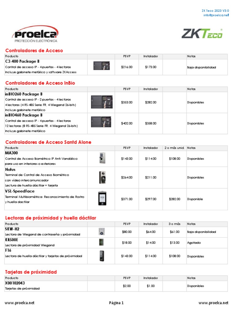 ZkTeco. 2023 V3.0 | PDF