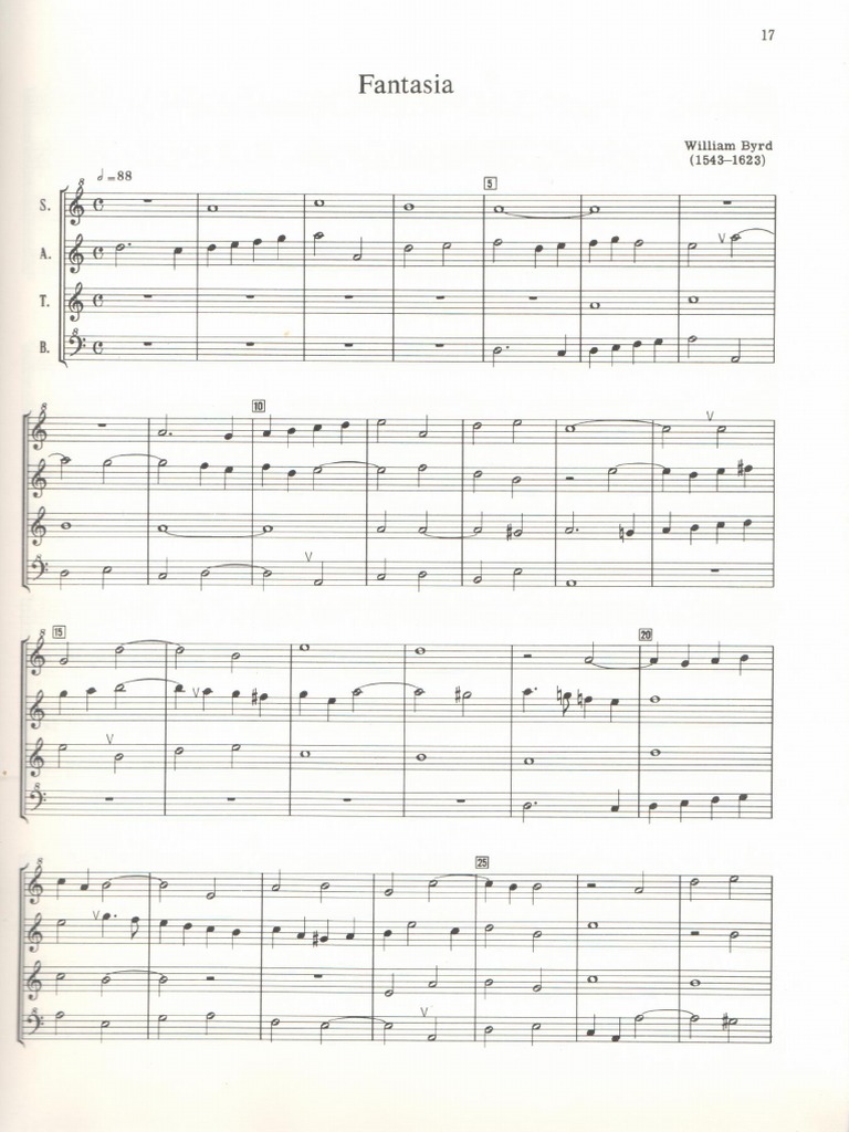Fantasia William Byrd | PDF