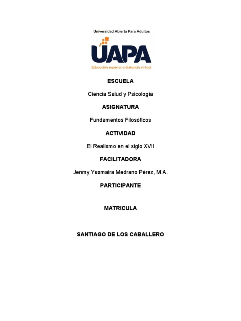 Tarea 2 Fundamentos Filosóficos EDITADA | PDF | Aprendizaje | Realismo filosófico