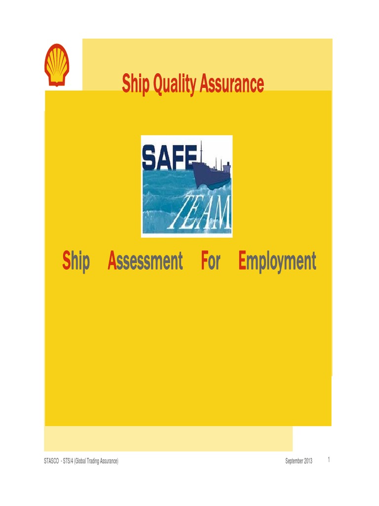 Shell Shipping - Pushing Industry Boundaries | PDF | Quality Assurance | Risk