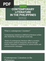 Literary Texts From Regions in Luzon, Visayas and Mindanao Written in ...