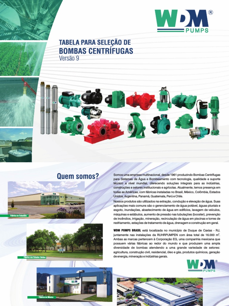 Catálogo WDM | PDF | Hidráulica