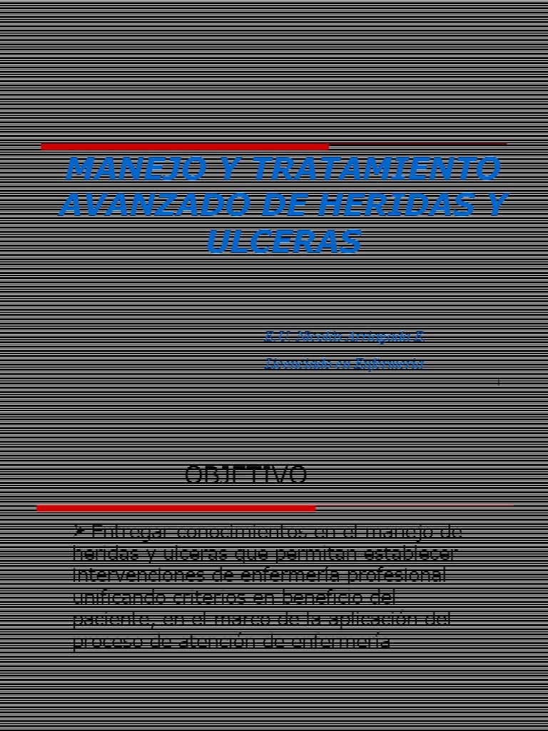 Tratamiento Avanzado de Heridas | PDF