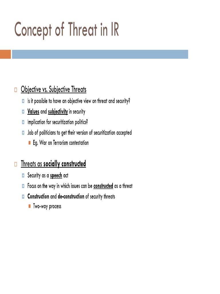 Securitization Theory | PDF