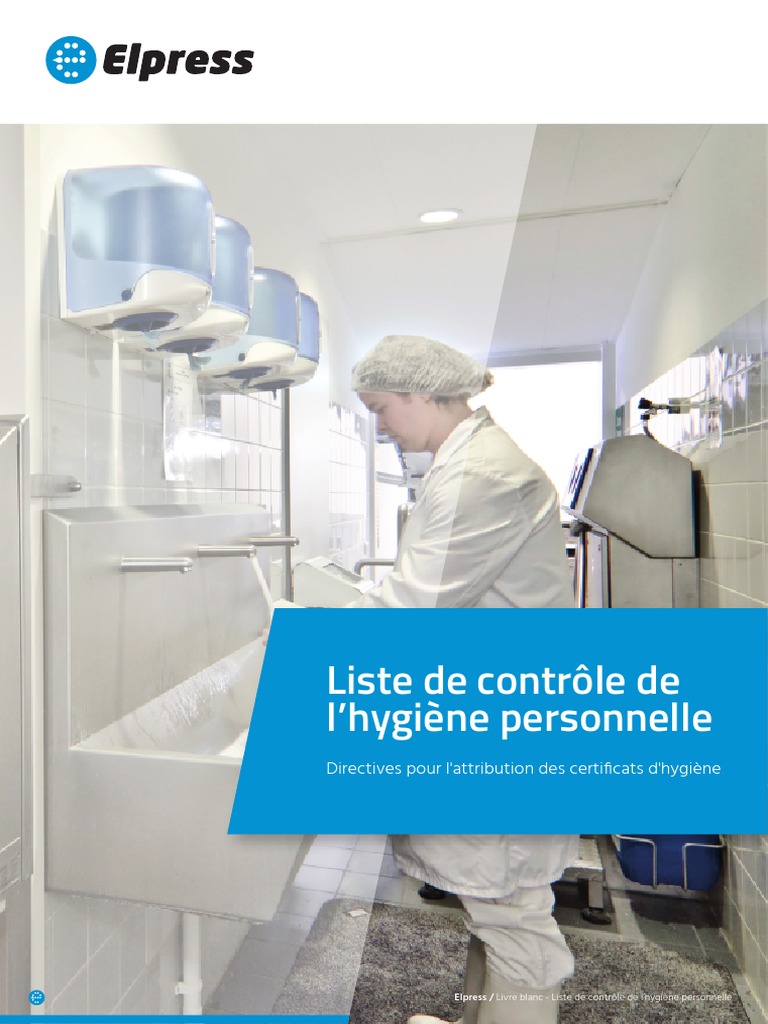 Liste de contrôle pour l'hygiène personnelle | PDF | Hygiène | Hygiène ...