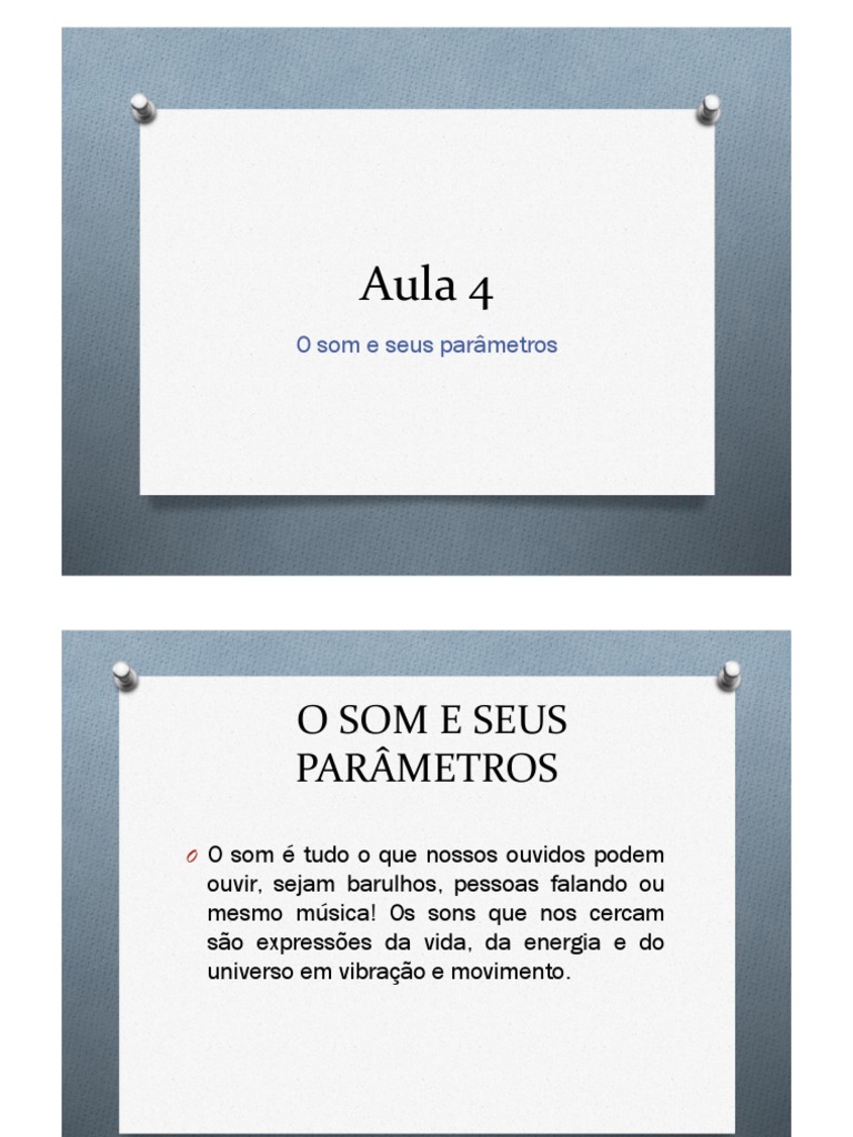 Parametros Sonoros | PDF