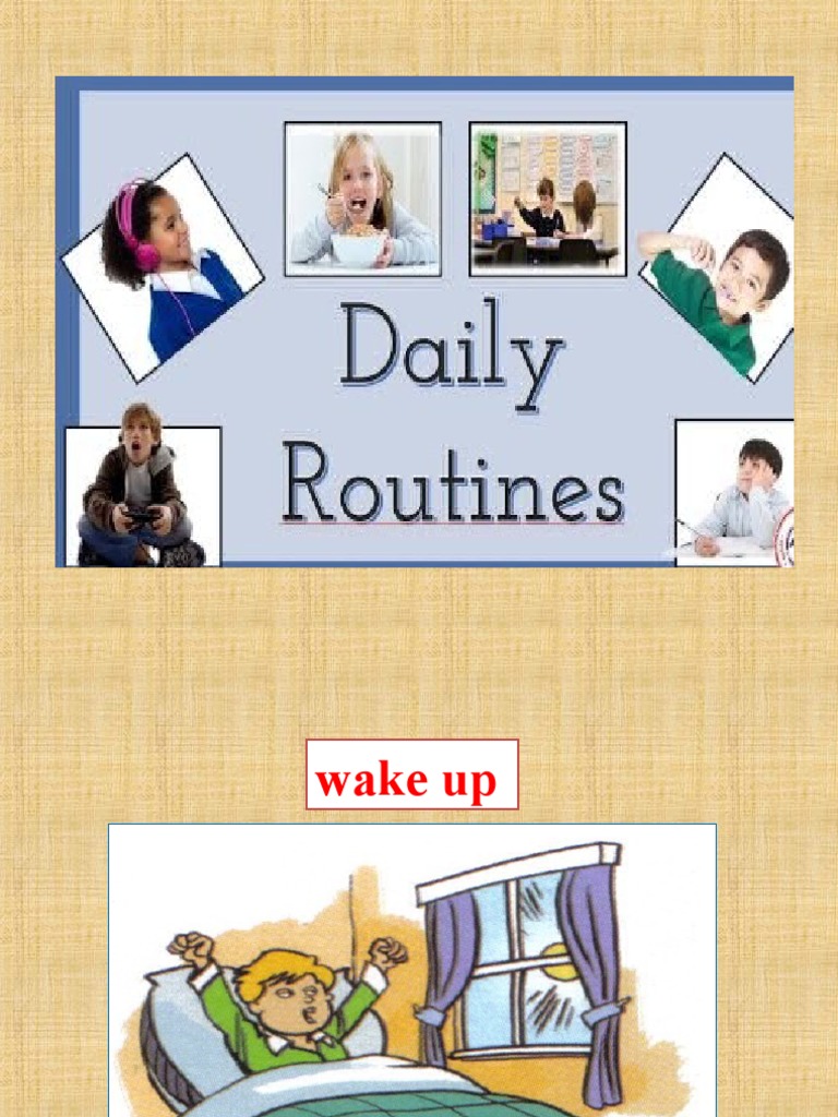 Routines Simple Present - Vocabulary 2023 Ok | PDF