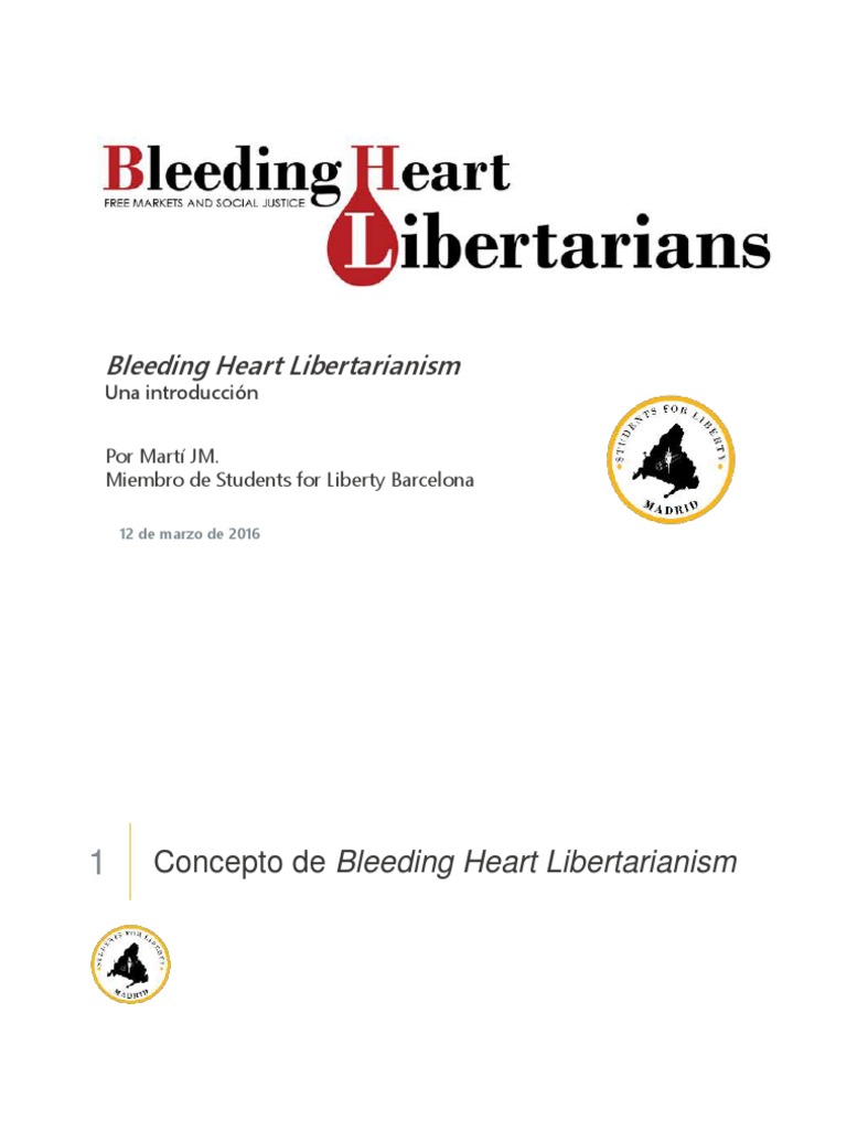 Bleeding Heart Libertarianism: Una Introducción - Martí JM. | PDF