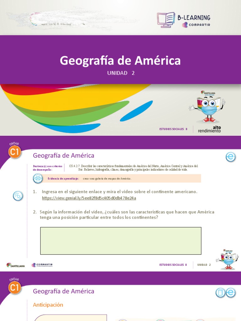 Geografia de America. | Descargar gratis PDF | Américas | Ciencias de ...