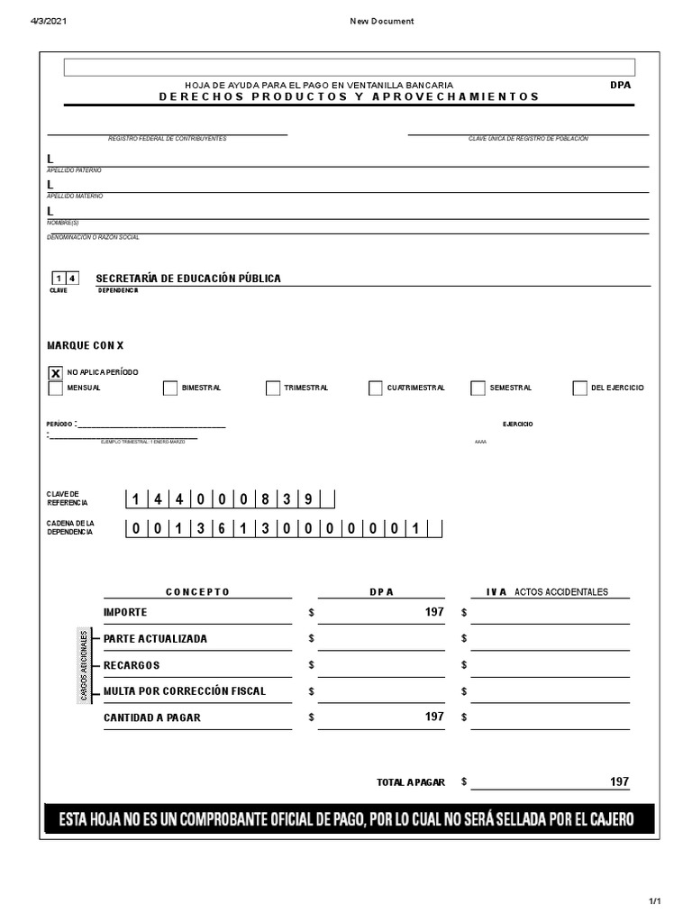Anexo 2 Hoja de Ayuda Pago de Validaciones 2022 | PDF