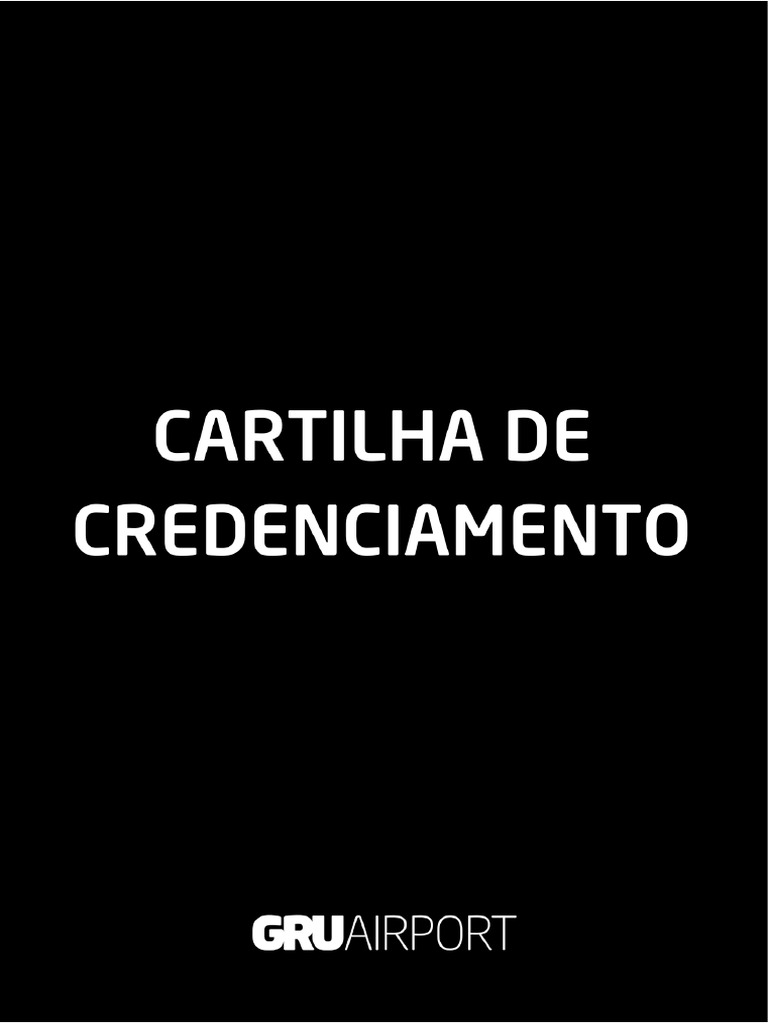 Cartilha de Credenciamento GRU Airport | PDF | Passaporte
