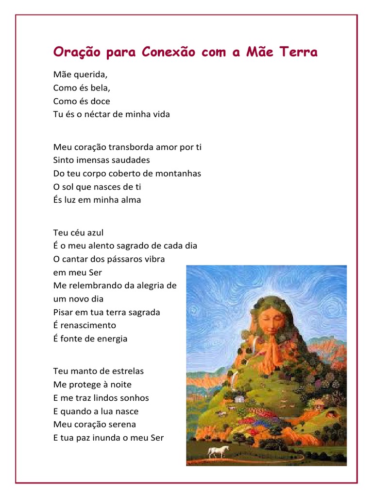 Oracao para Conexao Com A Mae Terra | PDF
