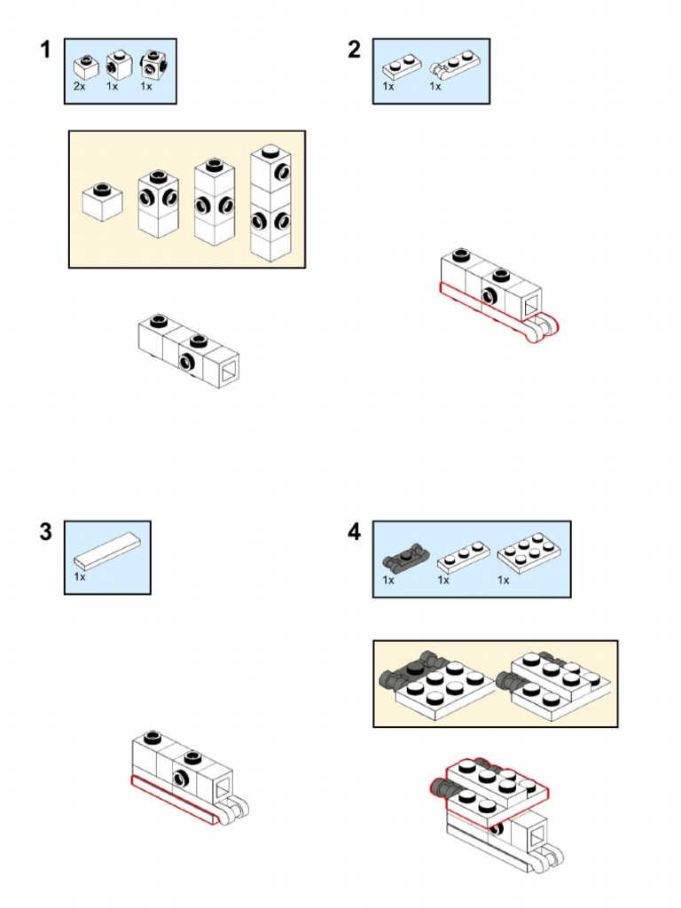 Oceangate Titan Lego Microscale Instructions | PDF