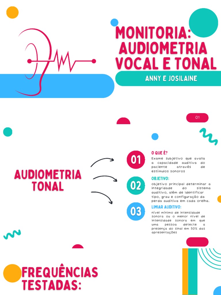Monitoria Audiometria Vocal e Tonal | PDF
