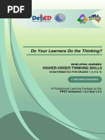 S2C - SD - SOLO and HOTS in The Classroom | PDF | Menstrual Cycle ...