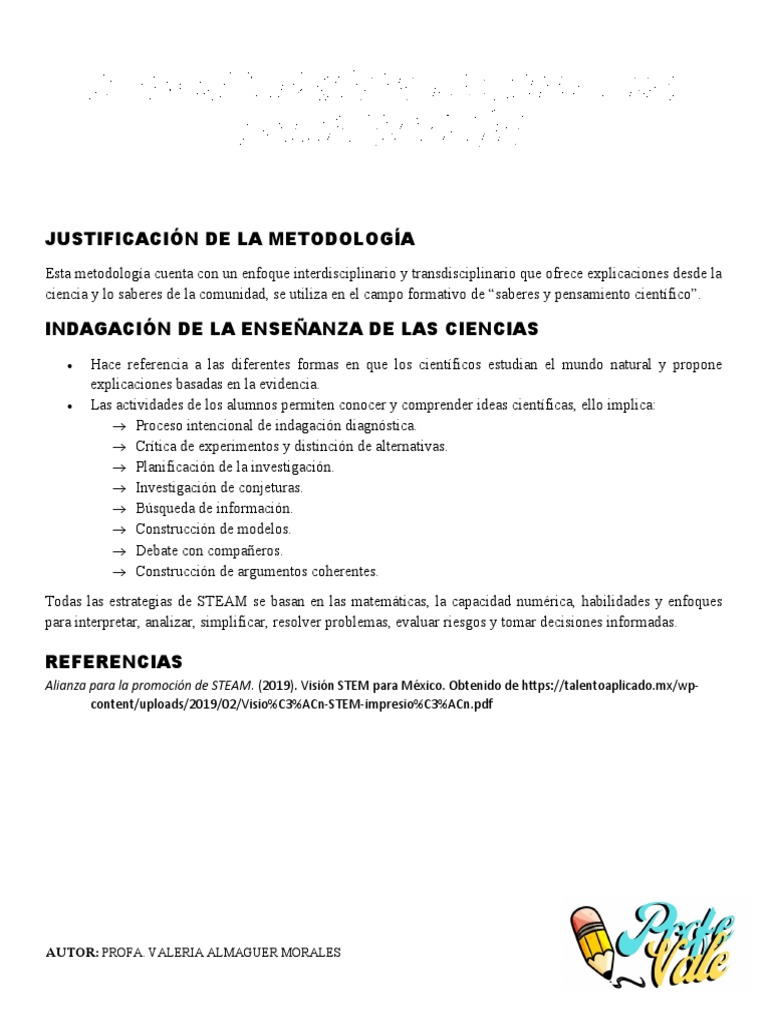 Aprendizaje Basado en Indagación STEAM Como Enfoque | PDF | Evaluación | Cognición