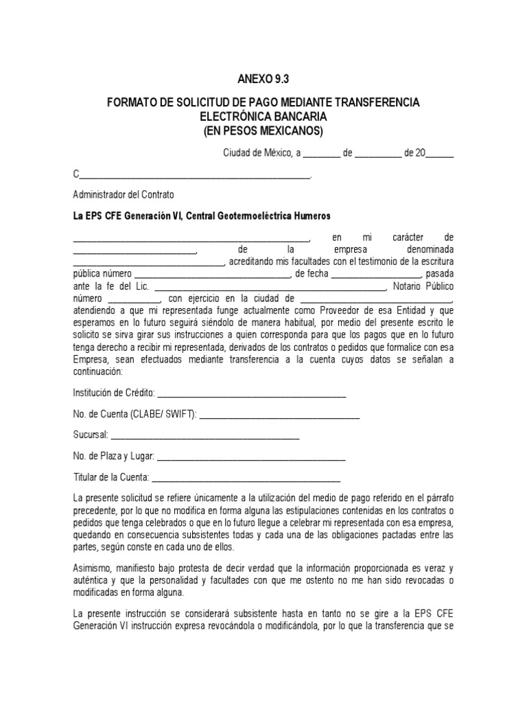 Documento de CFE | PDF