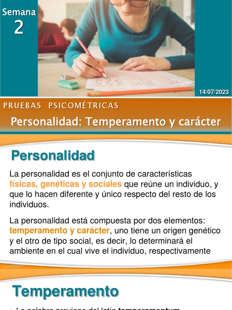 Tipos de Temperamento y Personalidad | PDF | Temperamento | Desarrollo ...