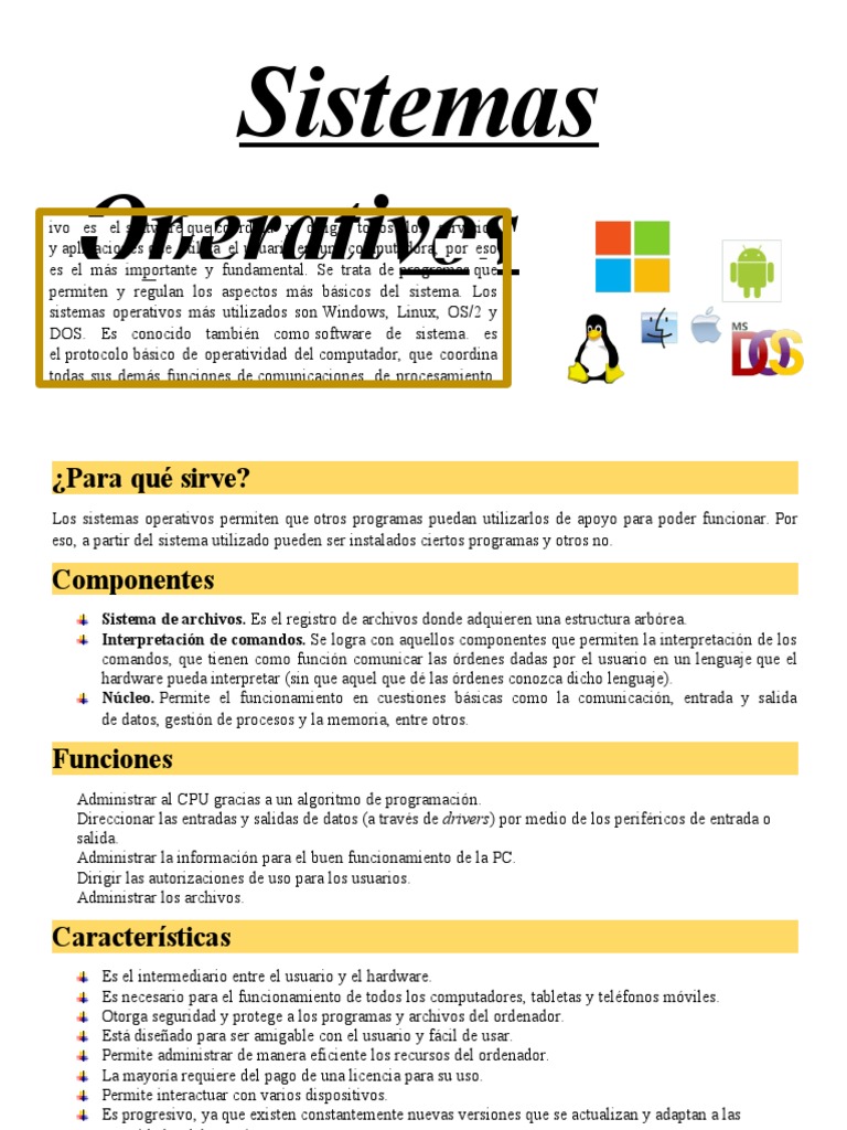 Sistemas Operativos PDF | PDF