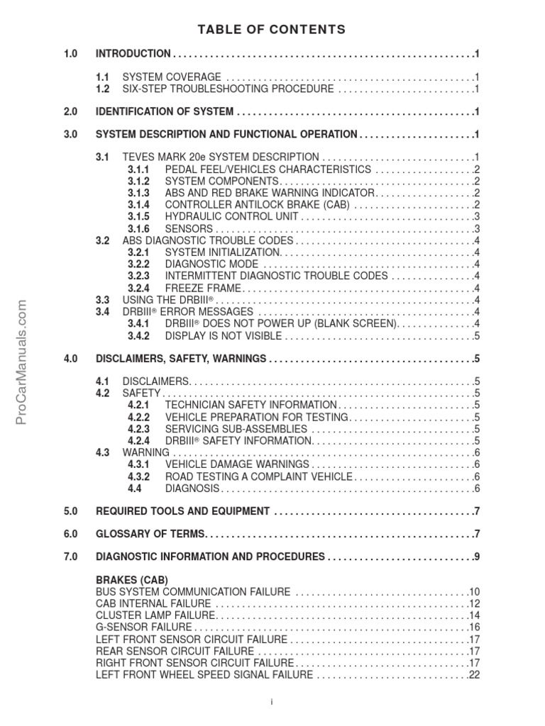 TEVES Mark 20e ABS System Manual | PDF | Anti Lock Braking System | Brake