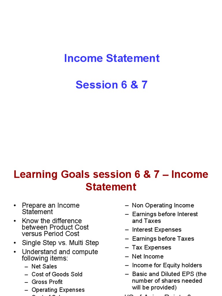 Income Statement 2022 | PDF | Income Statement | Expense