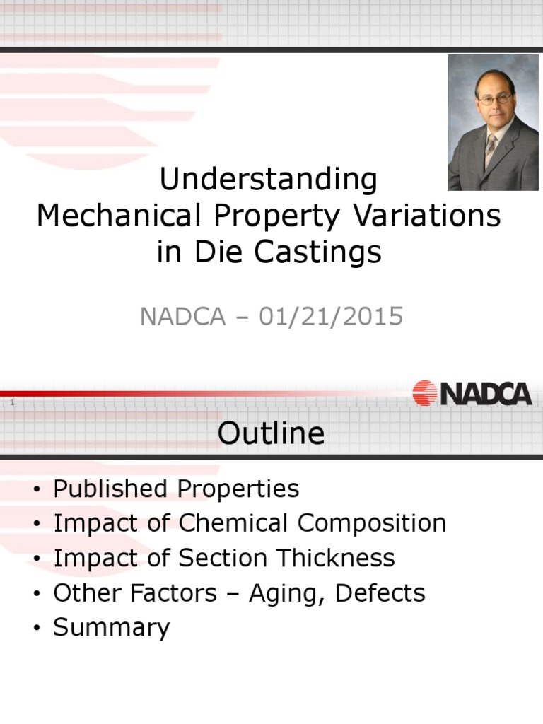 Understanding mechanical property variations in Die Castings_NADCA | PDF