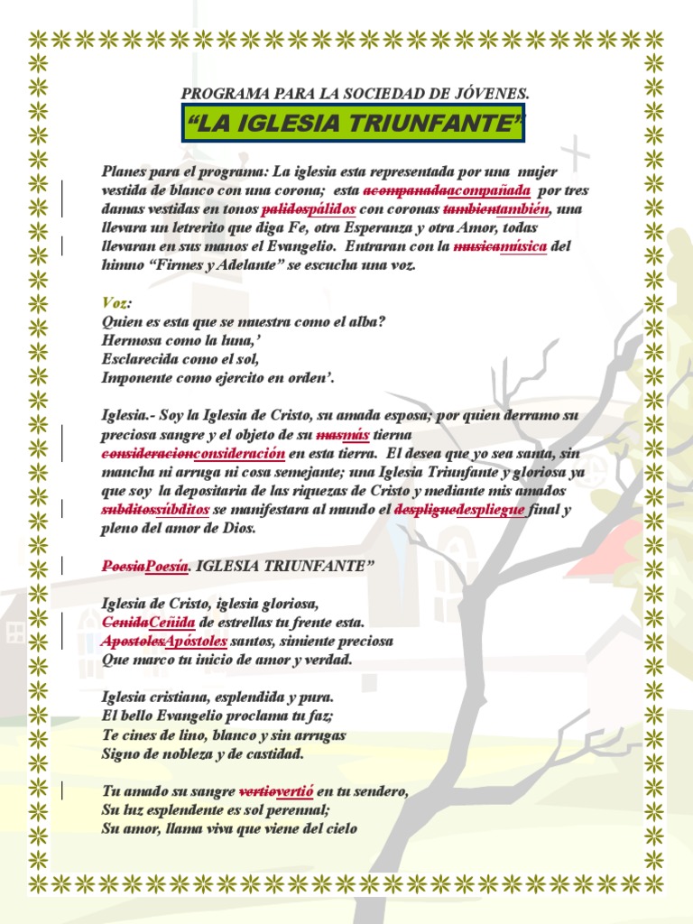 La Iglesia Triunfante | PDF | Cristo (título) | Iglesia Católica