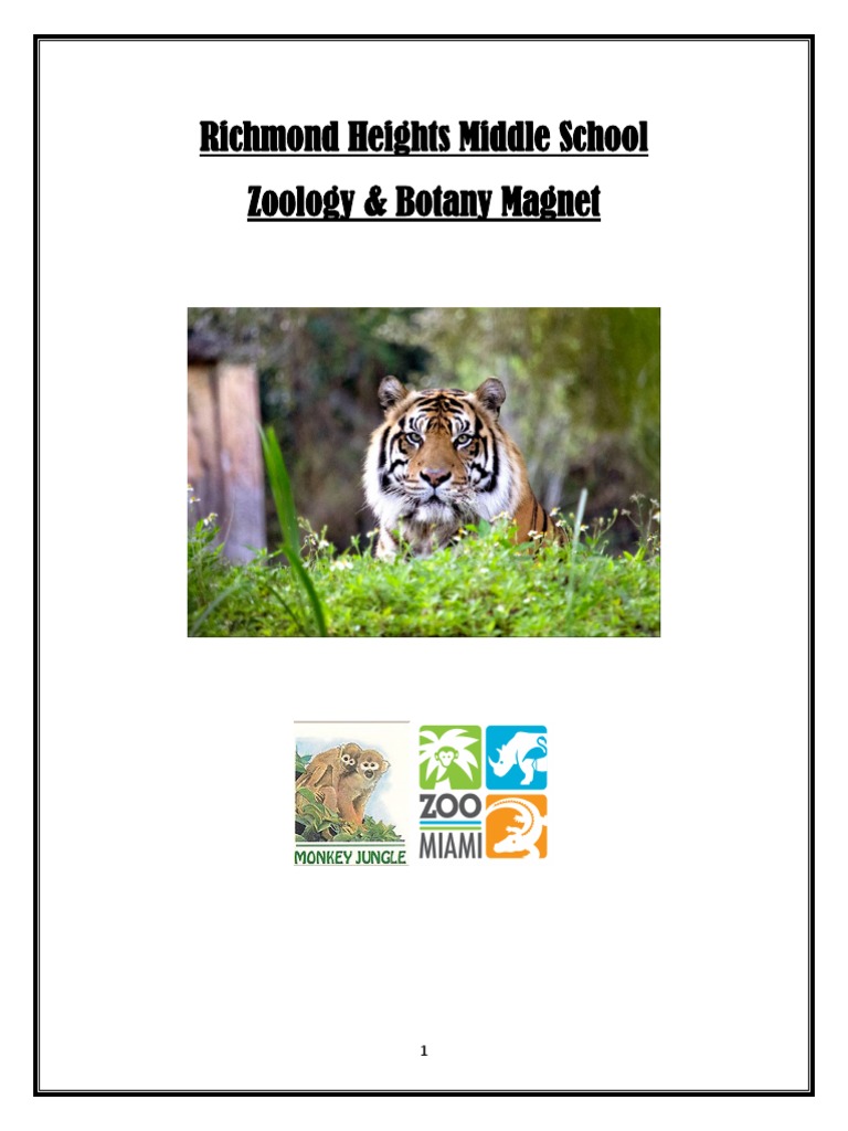 RMS Zoo Magnet Handbook 2021 | PDF | Zoo | Conservation Biology