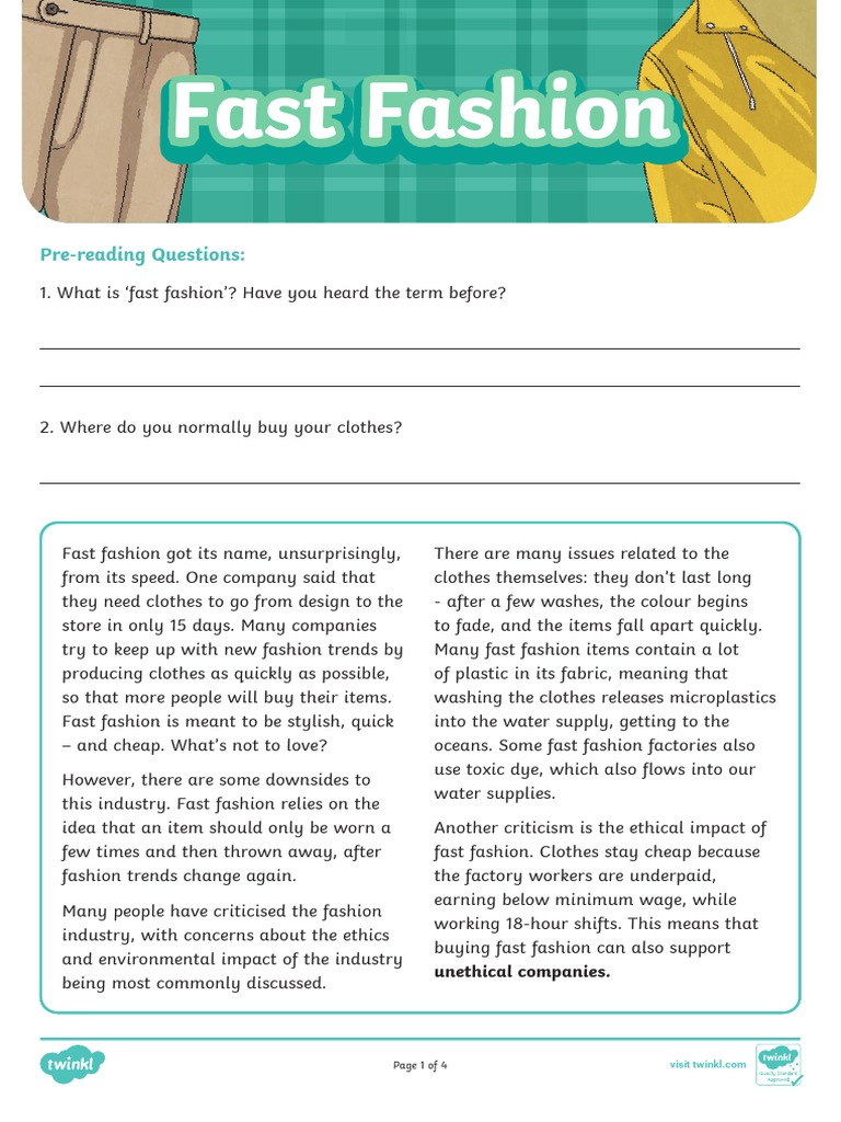 Fast Fashion | PDF