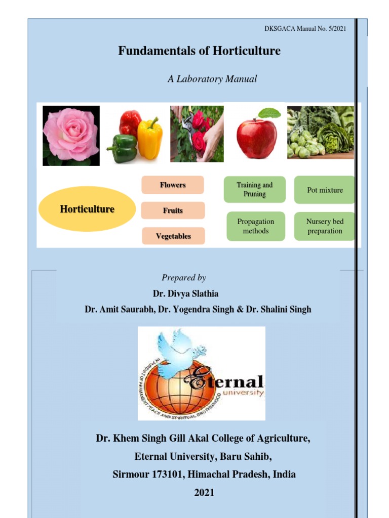 Fundamentalsof Horticulture | PDF | Fertilisation | Pollination