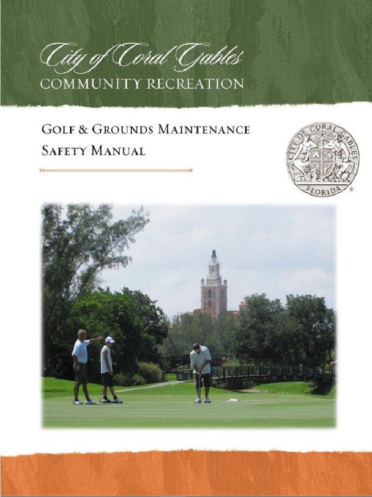 Golf and Grounds Maintenance Safety Manual | PDF