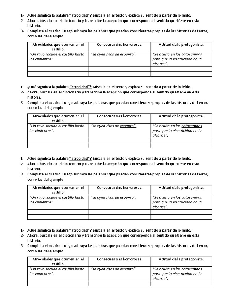 Actividades Con El Cuento de Anabel | PDF