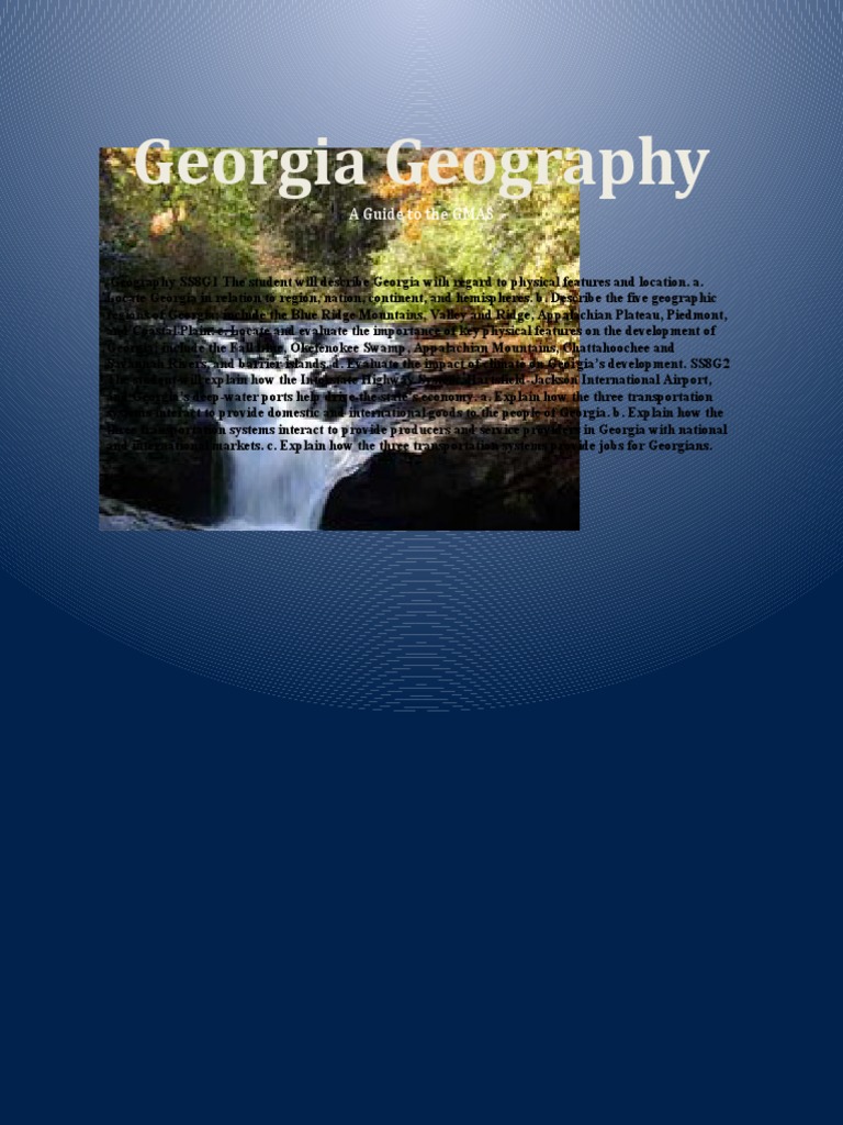 Overview of Georgia's Geography | PDF | Social Science