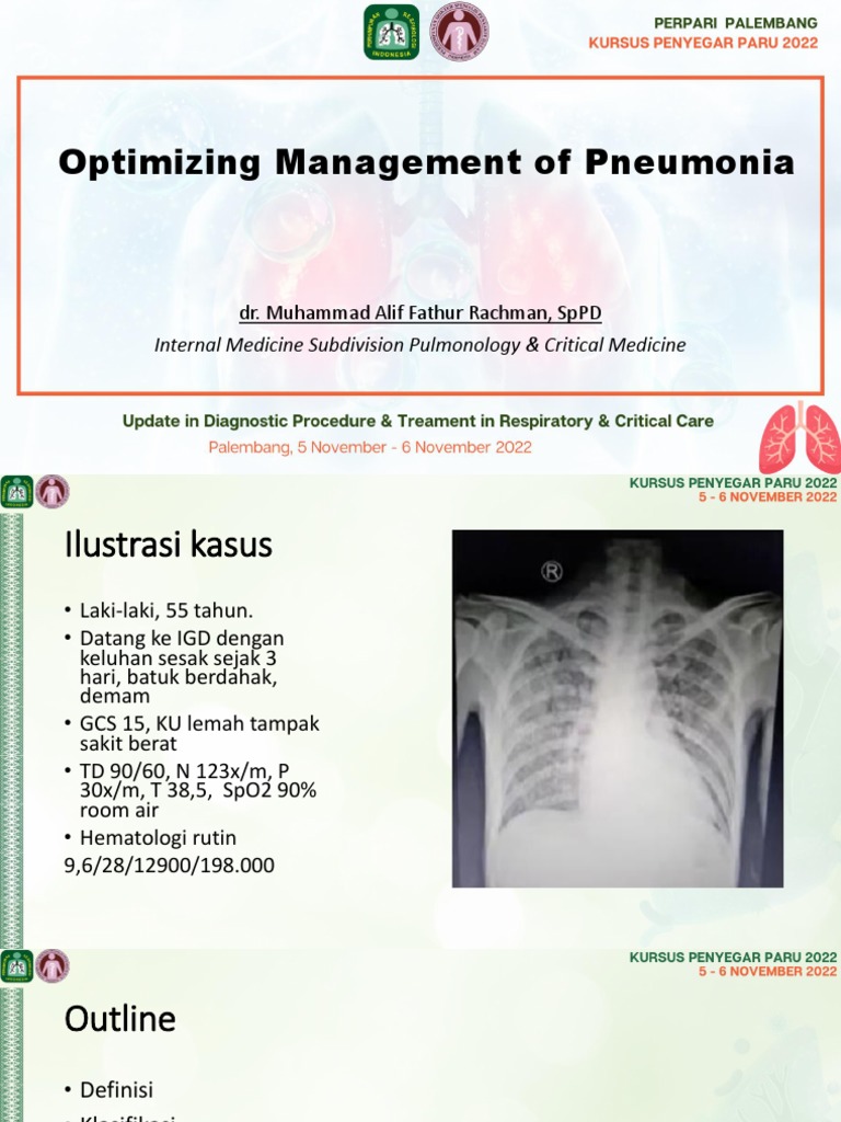 Optimizing Management of Pneumonia | PDF