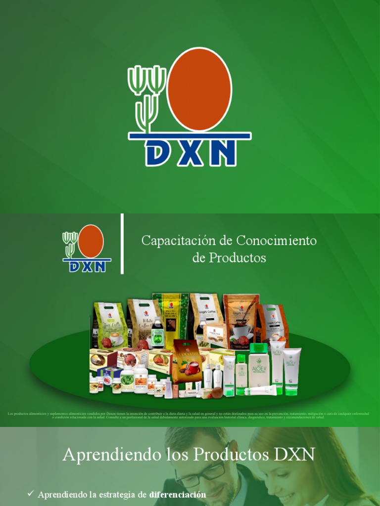 Capacitación en Productos DXN | PDF | Cocina, comidas y vino | Salud y bienestar