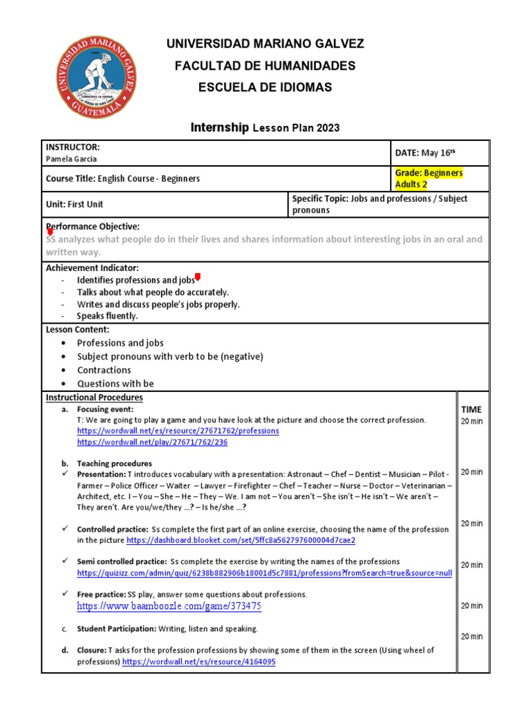 Annotated-Beginners 2 - Lesson Plan 2023 #2 | PDF