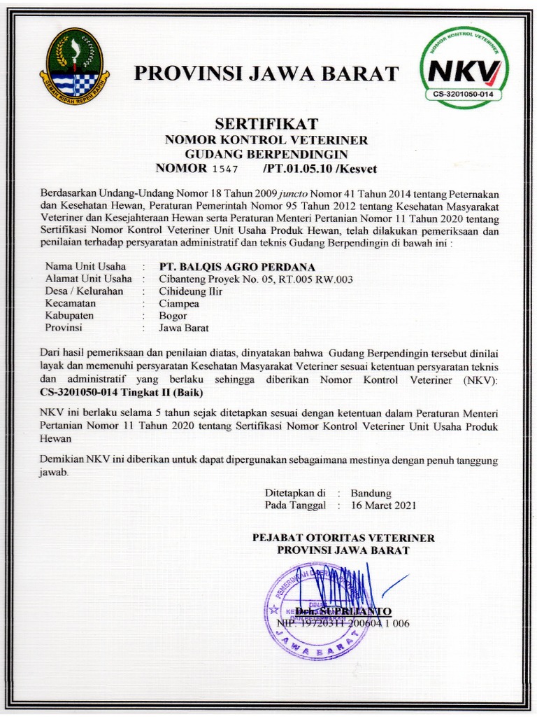 NKV Gudang | PDF