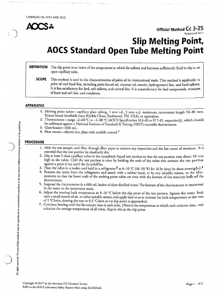 AOCS_Cc 3-25_MP | PDF