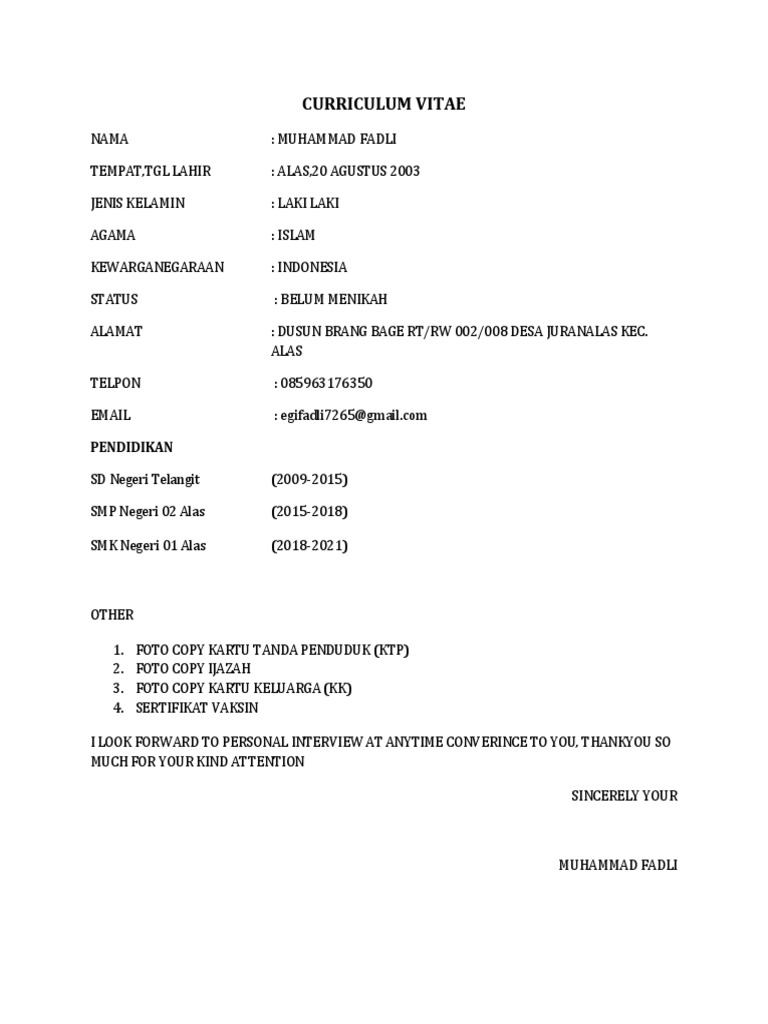 Muhammad Fadli | PDF
