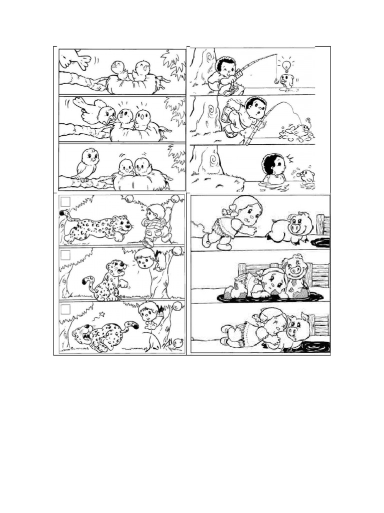 Imagenes Para Colorear Y Crear Cuentos Pdf