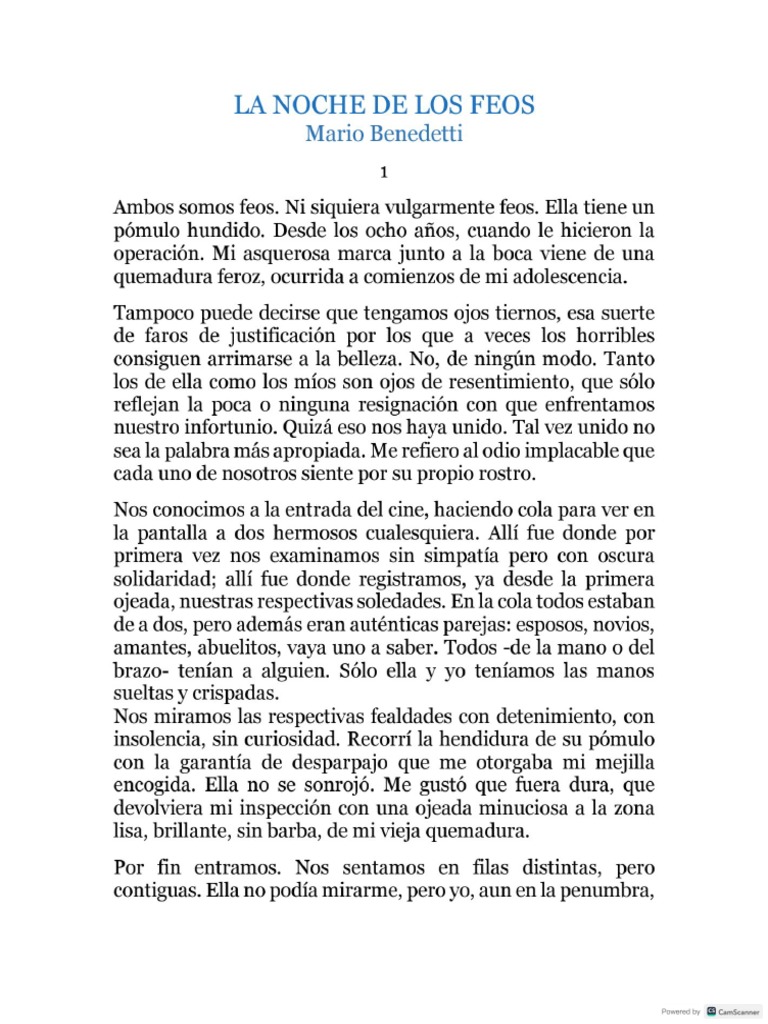 La Noche de Los Feos | PDF