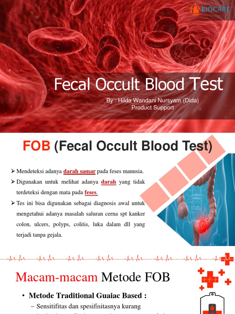 Rapid Test FOB FOBT Presentation | PDF