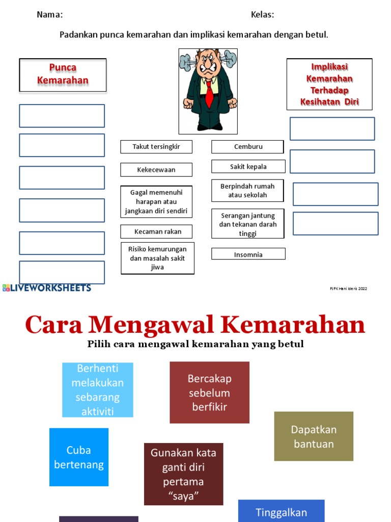 Punca Kemarahan: Nama: Kelas | PDF