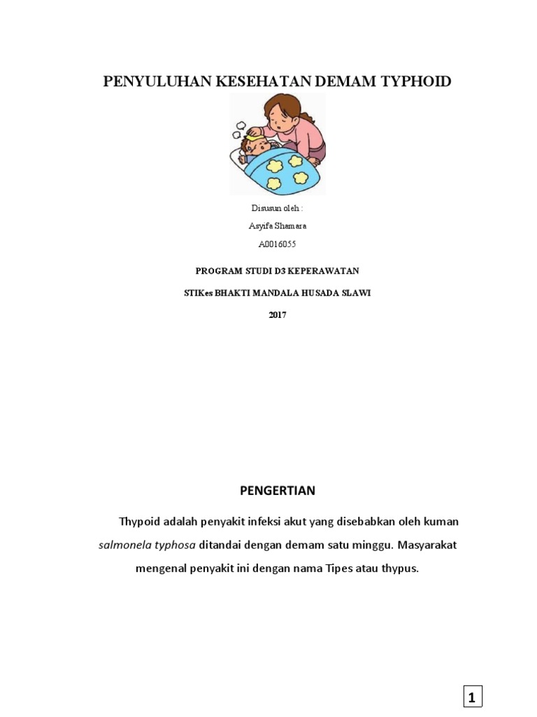 LB Demam Typhoid | PDF | Kesehatan Holistik